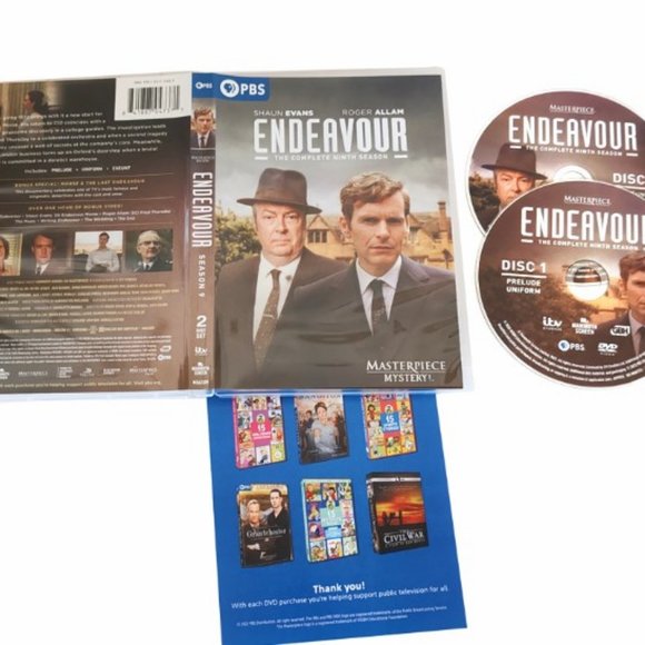Art | Endeavour The Complete Season 9 Masterpiece Mystery Dvd Region 1 ...